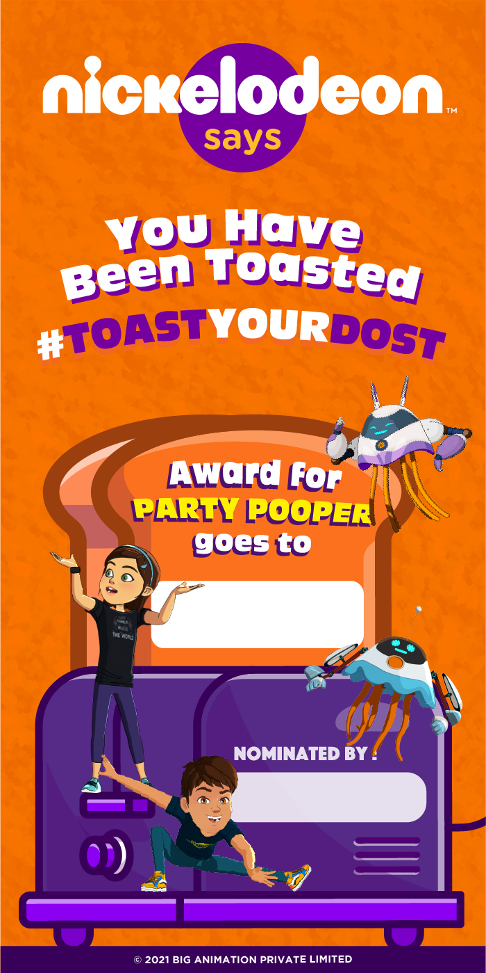 Nick Toast Your Dost Awards - Nick India