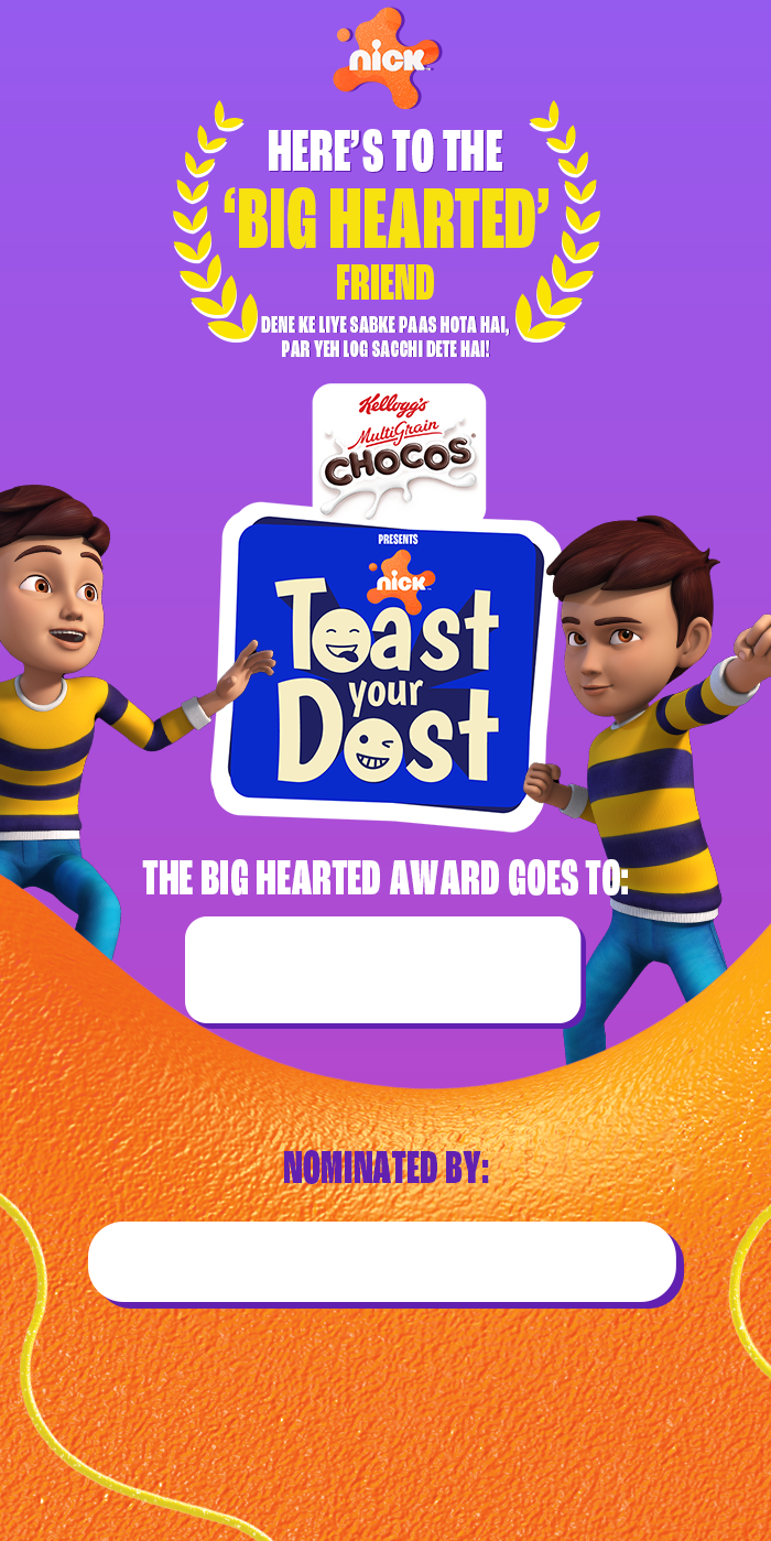 Nick Toast Your Dost Awards