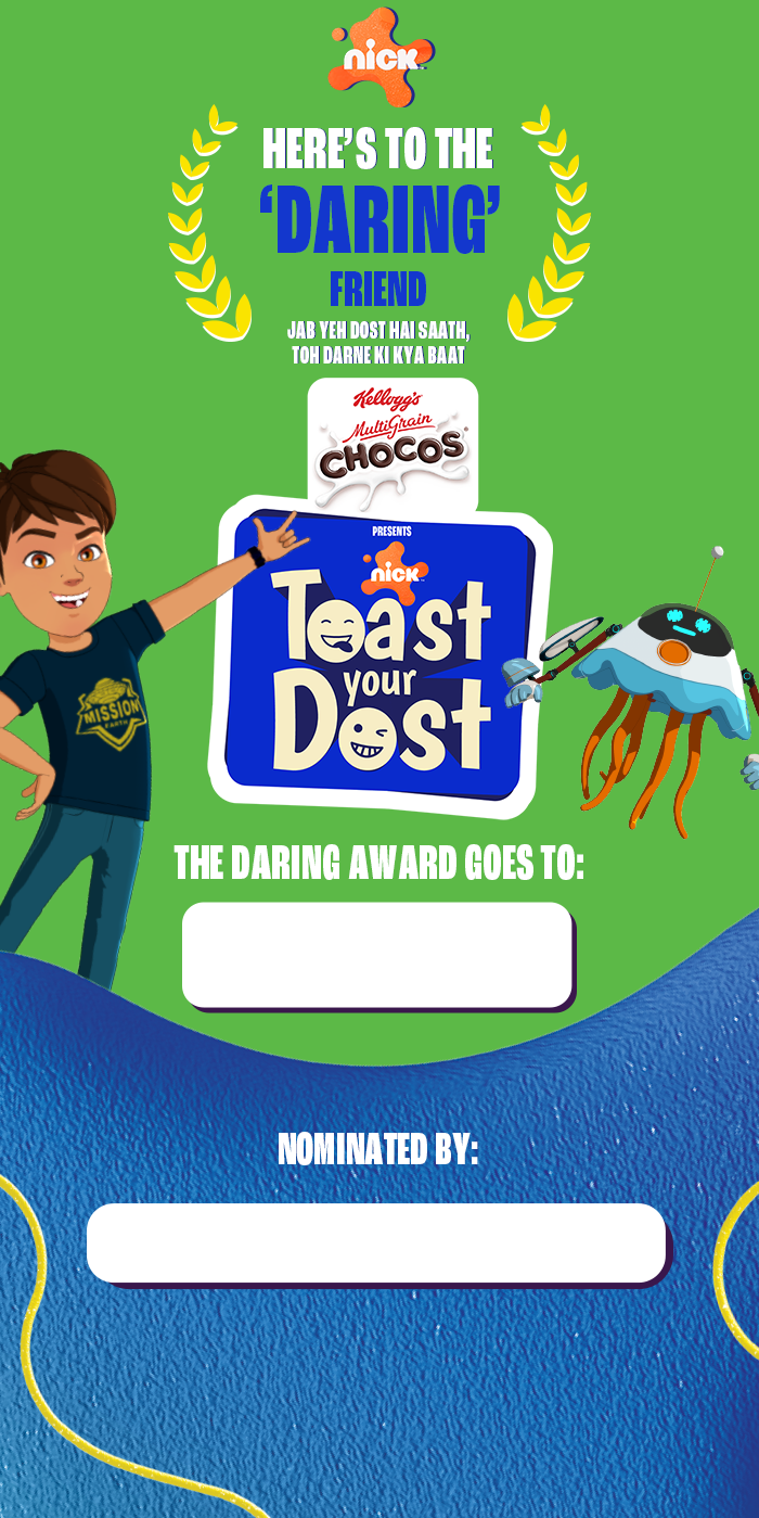 Nick Toast Your Dost Awards