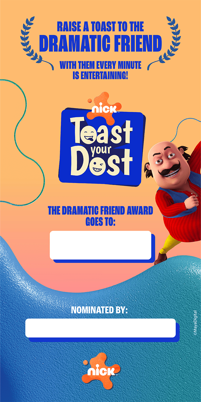 Nick Toast Your Dost Awards - Nick India