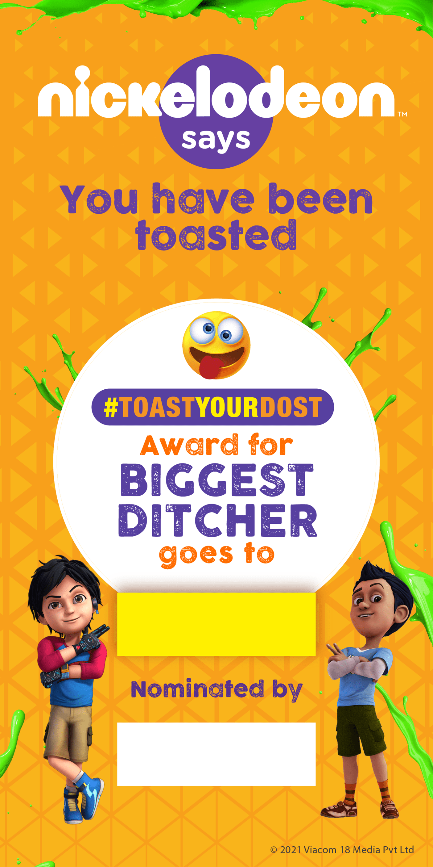 Nick Toast Your Dost Awards - Nick India