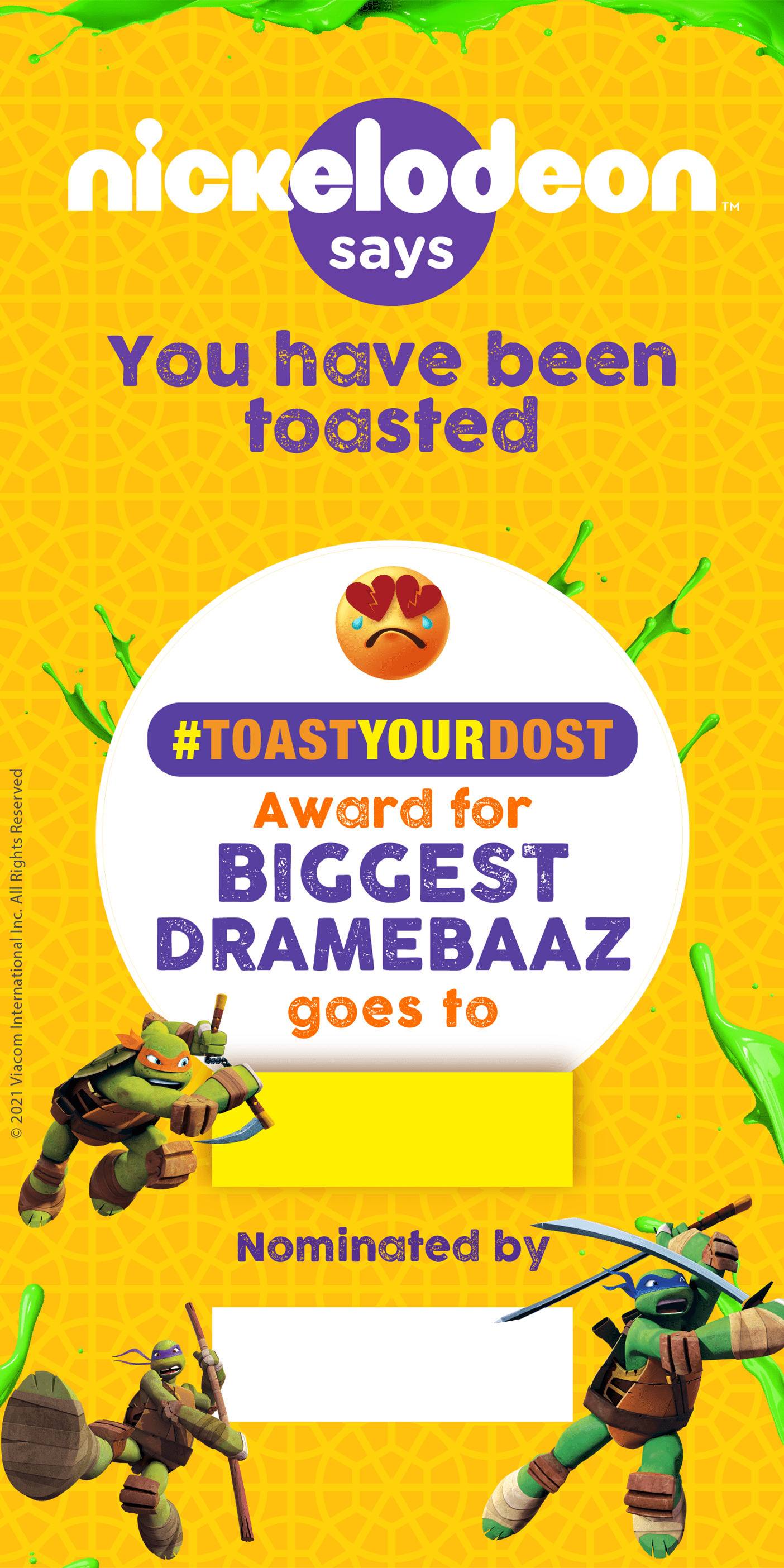 Nick Toast Your Dost Awards - Nick India