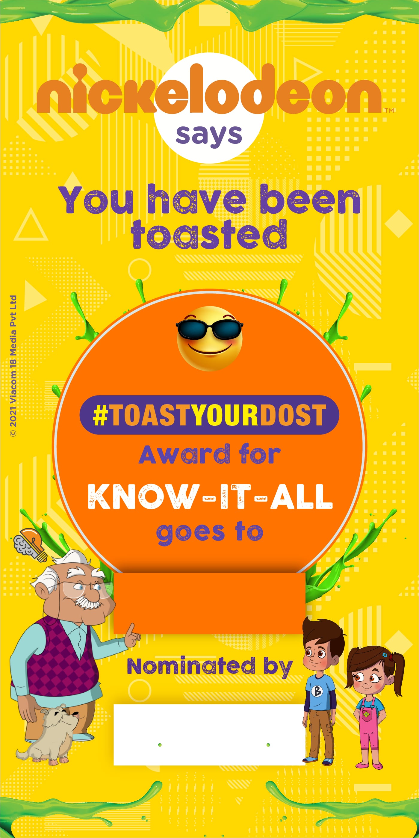 Nick Toast Your Dost Awards - Nick India